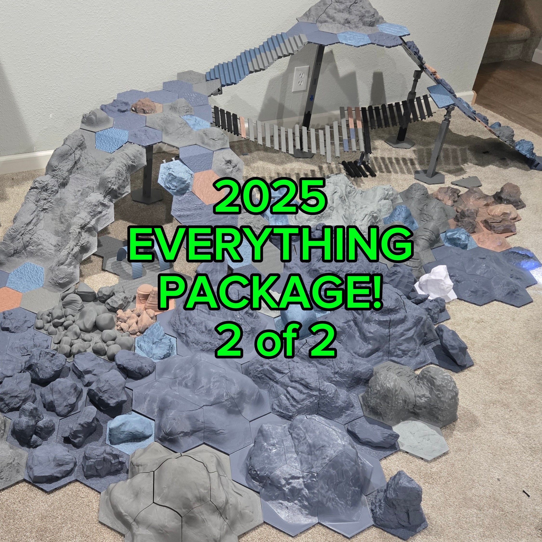 CRAWLAGON: A fully configurable, 3D-printed RC rock crawling course!