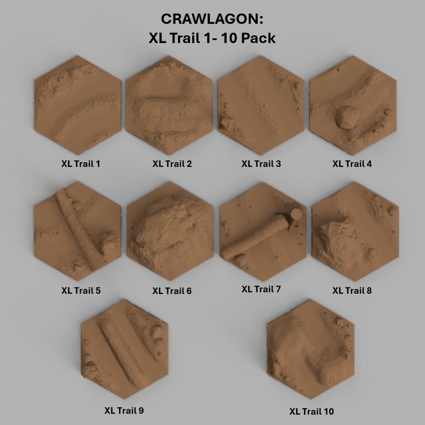 CRAWLAGON: A fully configurable, 3D-printed RC rock crawling course!